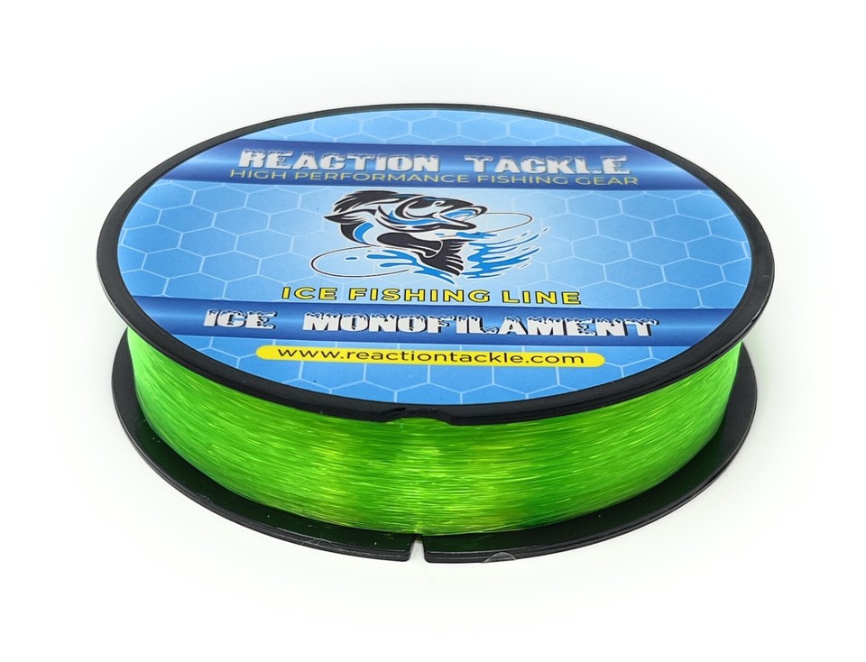 REACTION TACKLE Ice Monofilament Fishing Line- Tip Ups and Ice Fishing ...