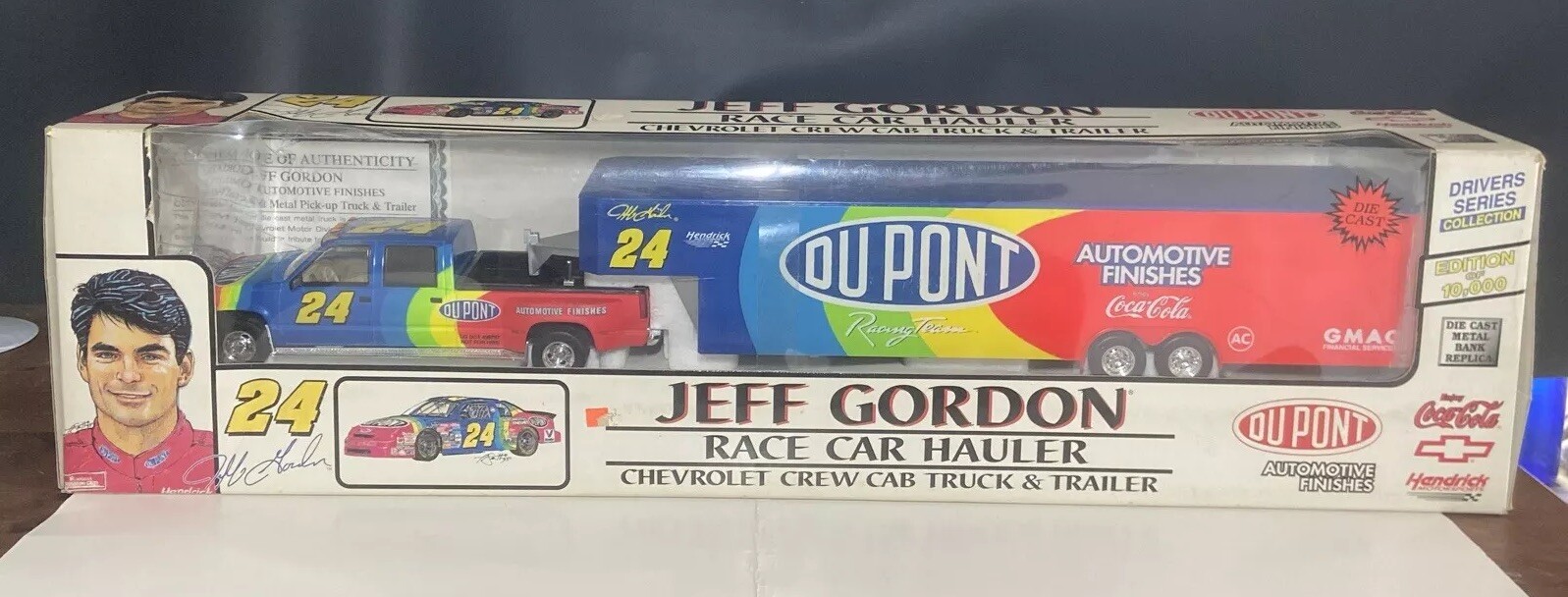 1995 1/25 JEFF GORDON DU PONT HAULER CHEVROLET CREW CAB PICKUP TRUCK ...