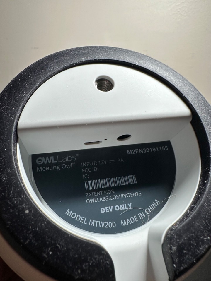 Owl Labs Meeting Owl Pro 1080p Smart Conferencing Camera mtw200-1000 ...