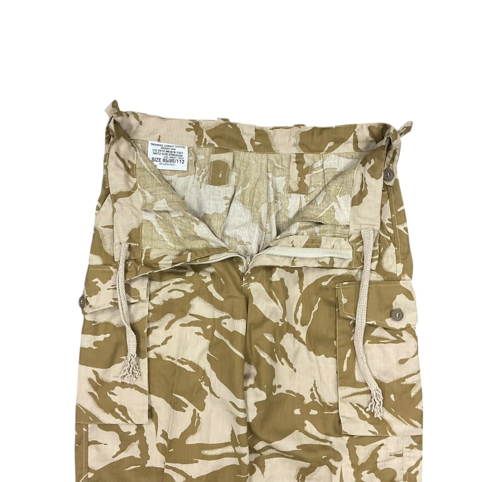 Genuine British Army Old Pattern Desert Camouflage Combat Trousers Gulf ...