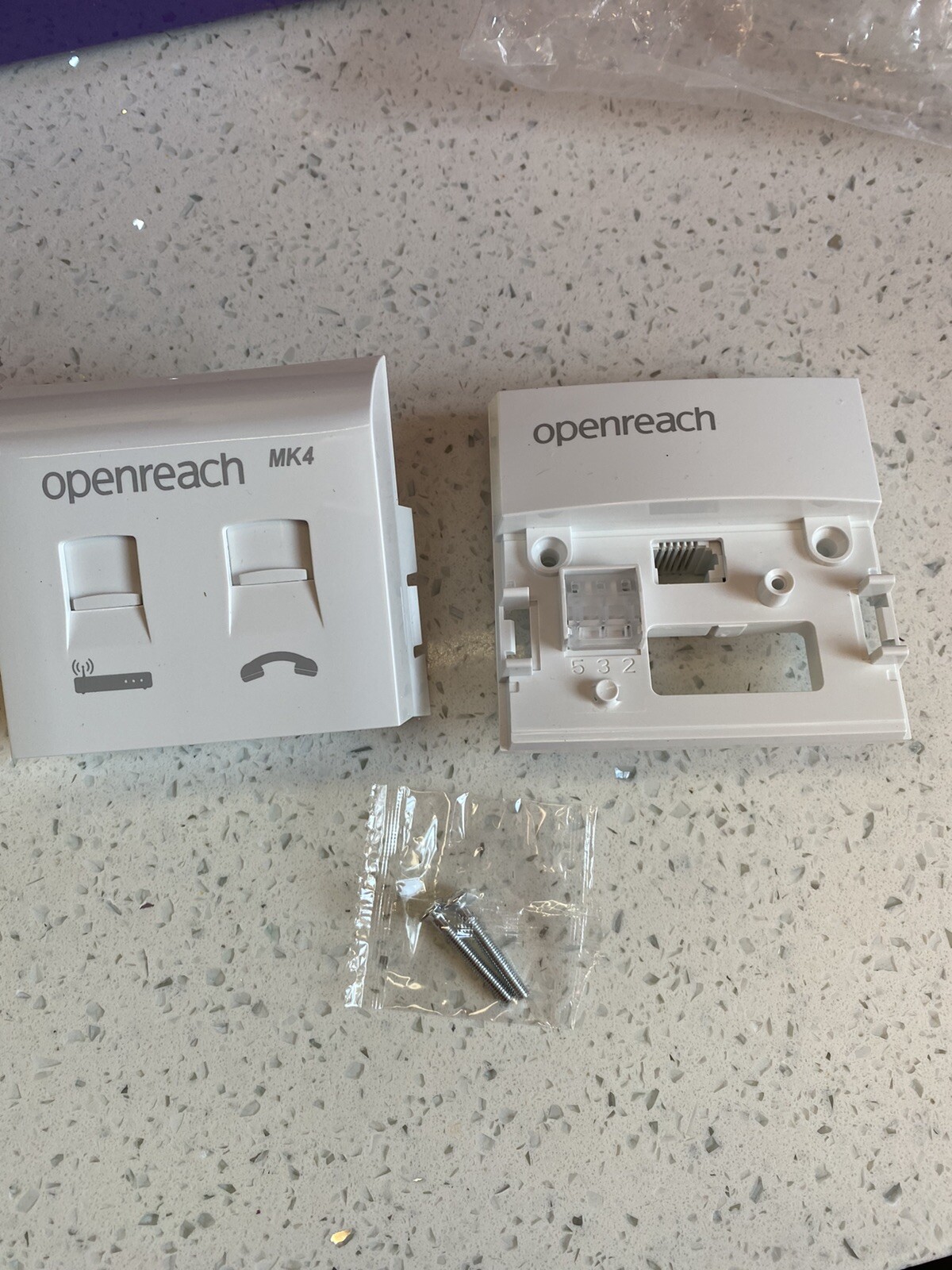 BT Openreach Master Socket NTE5c MK2 & VDSL / ADSL Faceplate MK4 ...