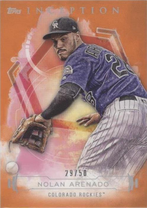 2019 Topps Inception - Nolan Arenado #83 Orange /50 for sale online | eBay