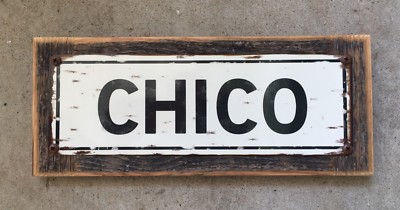 Chico California City of Roses CSU Sierra Nevada Vintage Steel Sign ...