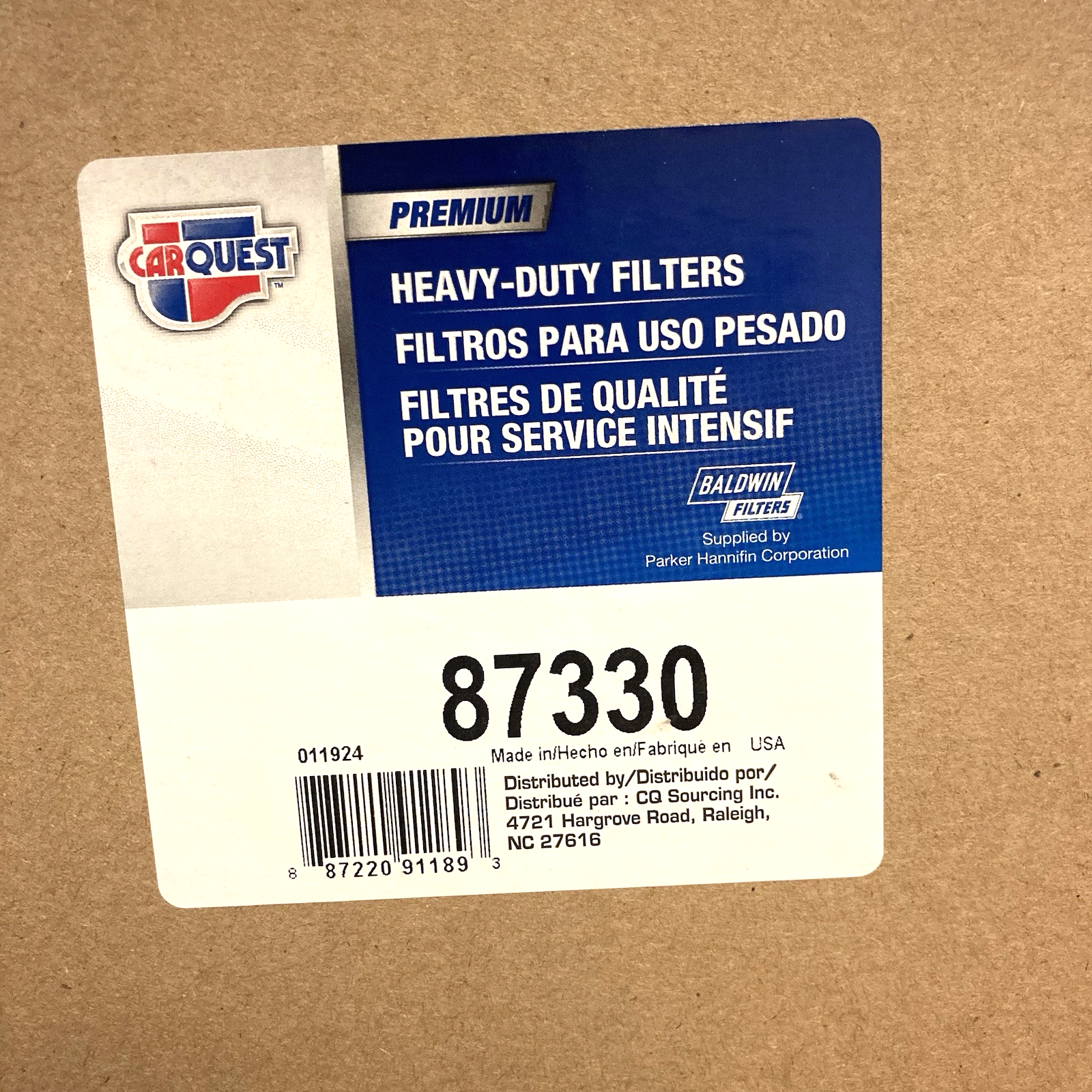 Carquest 87330 Air Filter RS3971 42330 Fits Caterpillar TH460B TH560B ...