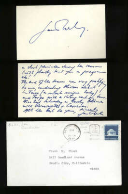 Jan Behr D.1996 Conductor Metropolitan Opera Signed 3" x 5" Index Card ...