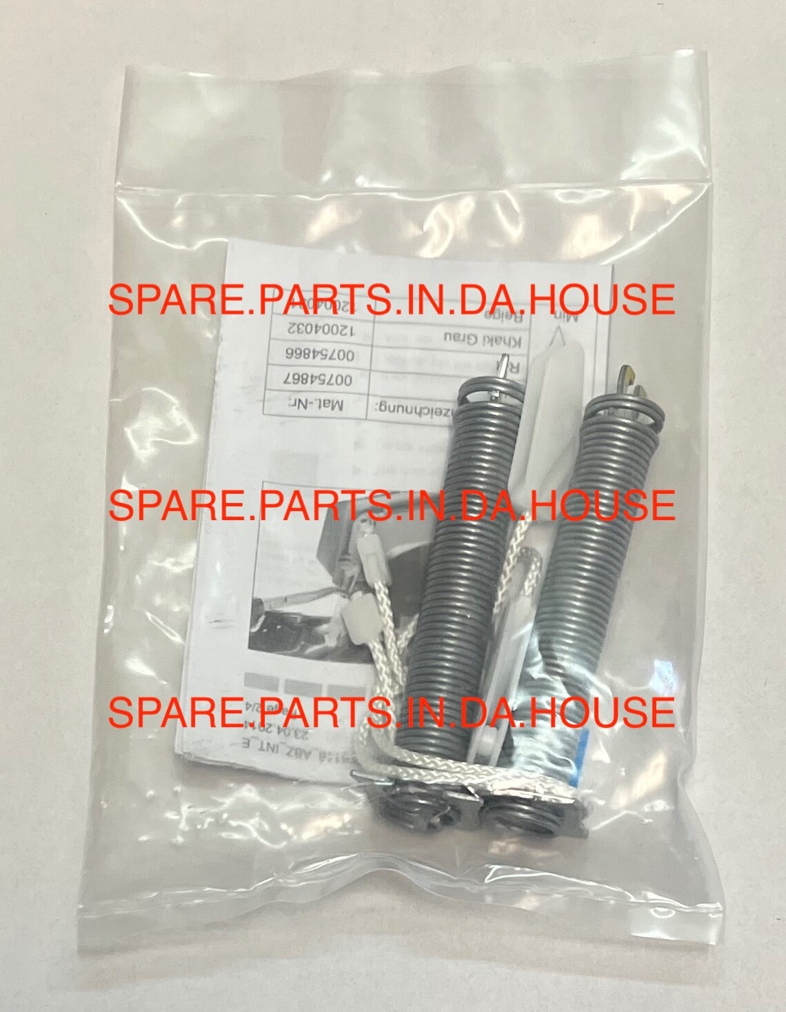 Bosch Dishwasher Door Spring Cable Cord Rope Kit SMU66MS01A/51 ...