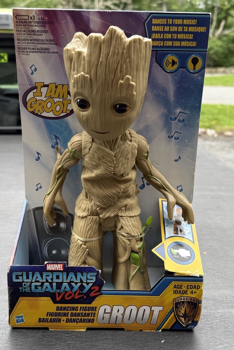 Hasbro Marvel Guardians Of The Galaxy - Groot Dancing Action Figure for ...