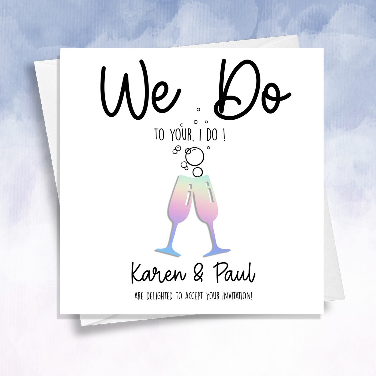 Wedding Invitation Acceptance