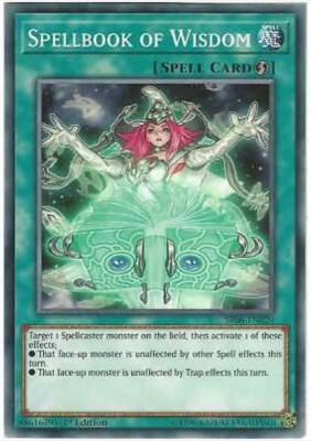 Yu-Gi-Oh! Spellbook of Wisdom - SR08-EN029 - Common - 1st Edition Mint ...