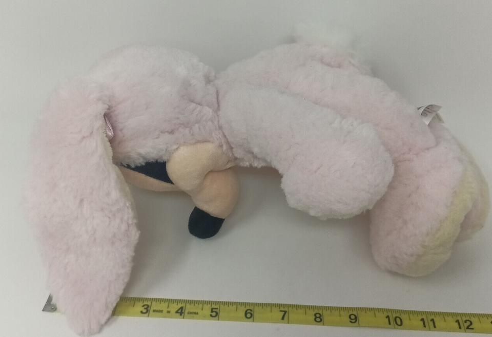 Disney Store 14" Minnie Mouse Easter Bunny Plush Pink Yellow Stuffed ...