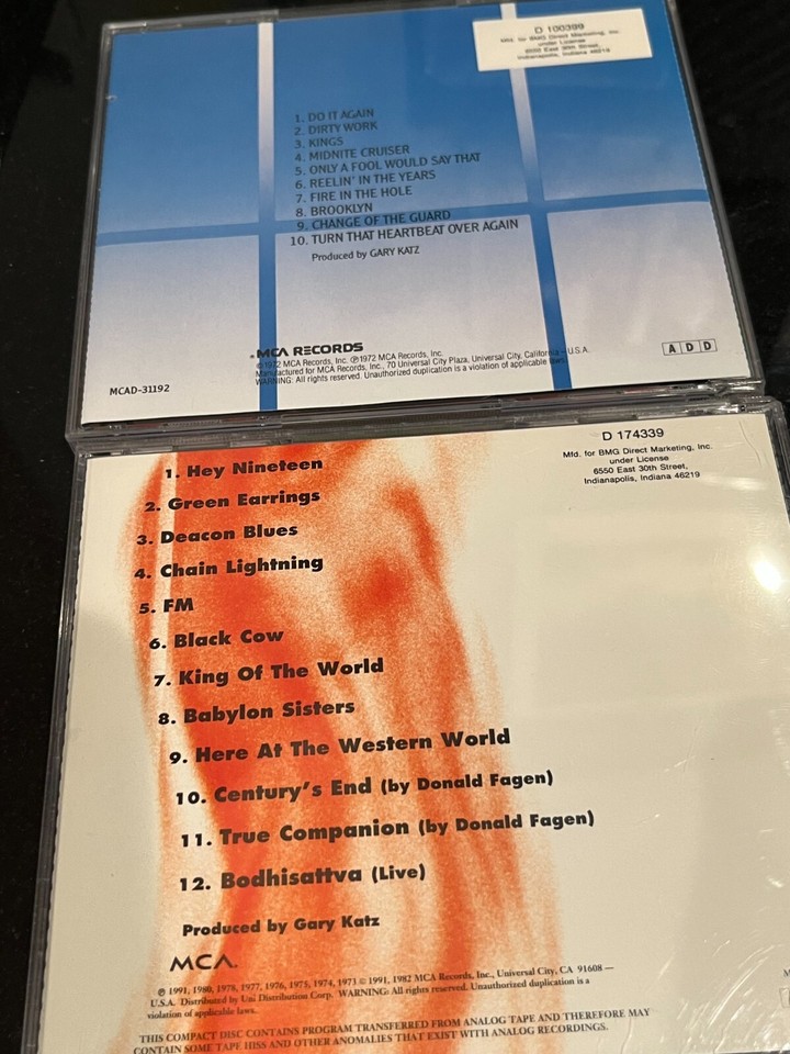 Steely Dan - 2 CD Bundle, Can't Buy a Thrill & Gold, 22 Biggest Hits | eBay