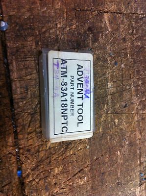 2PCS ADVENT TOOL ATM-83A18NPTC THREAD MILLING CUTTER INSERT | eBay