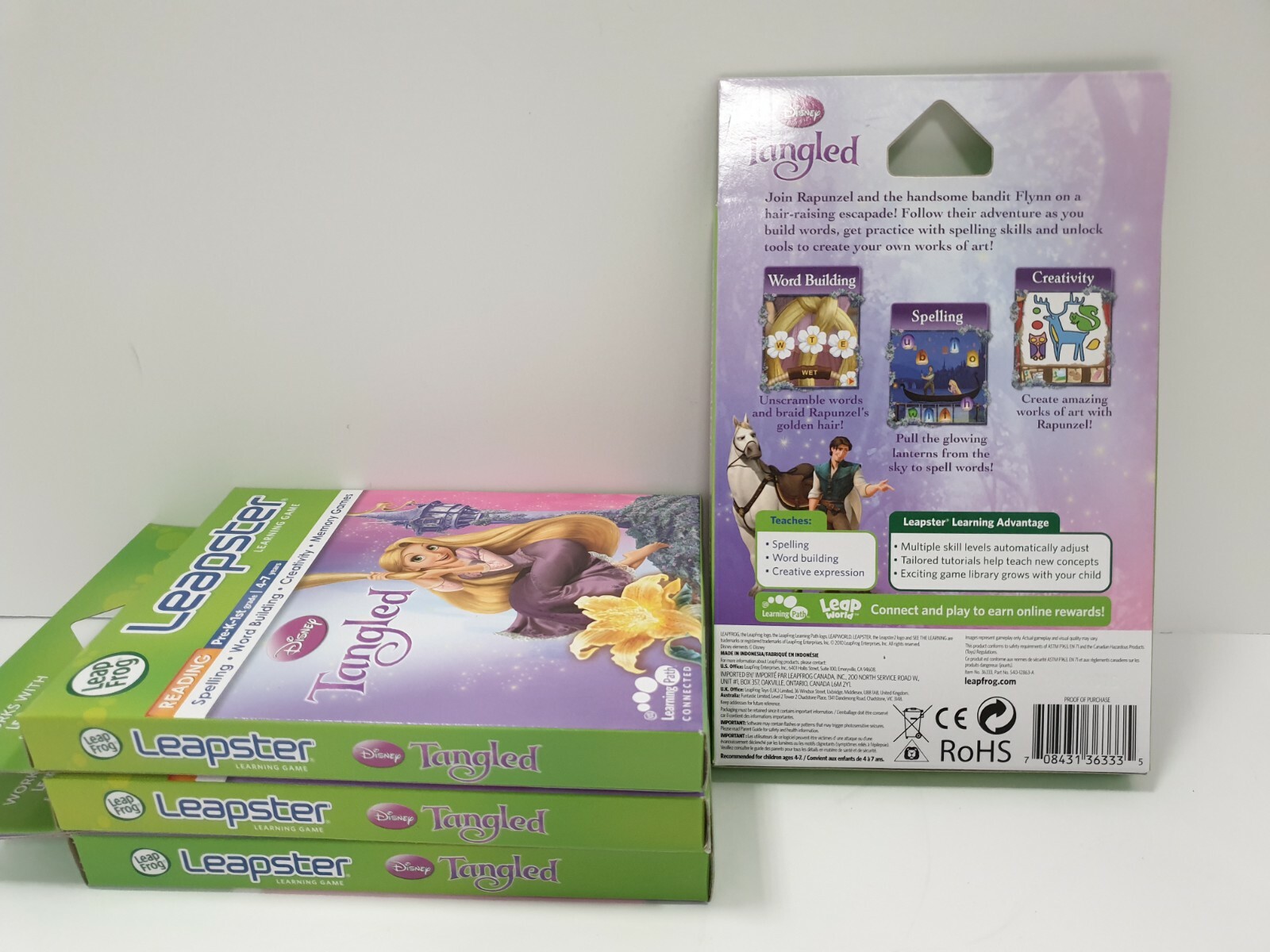 LeapFrog Leapster Learning Game Tangled - Set of 4 708431390669| eBay