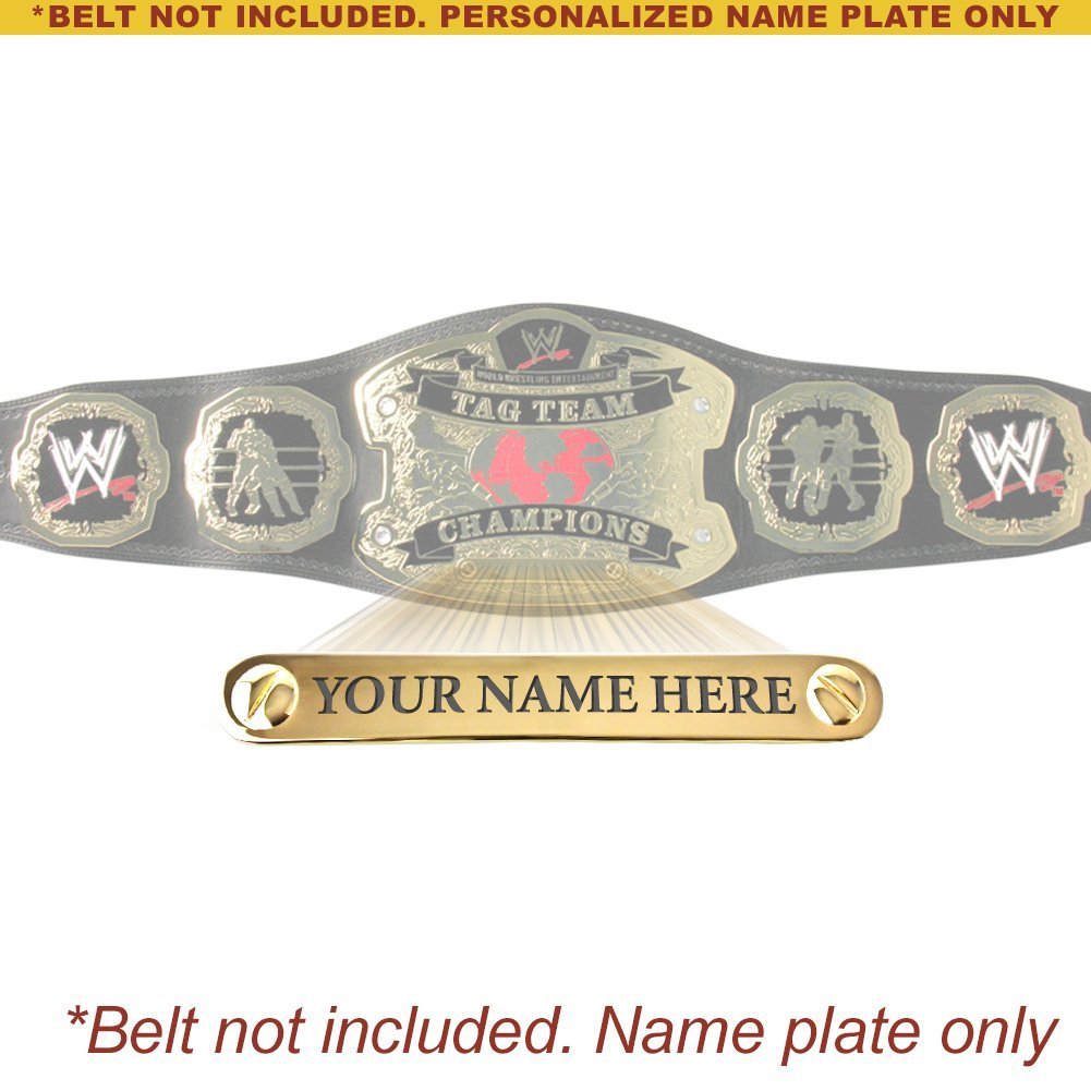 Personalized Nameplate for Adult WWE Raw Tag Team Championship Replica ...