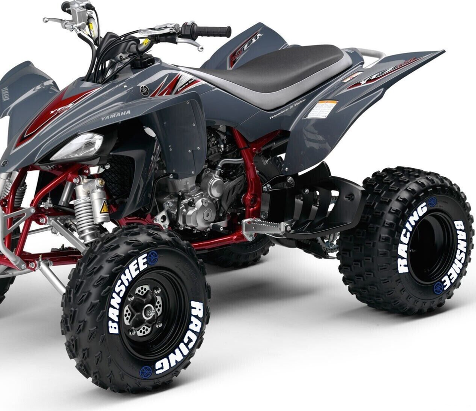 Tire Lettering BANSHEE ATV QUAD Permanent TYRE StickerR fits For 4 ...