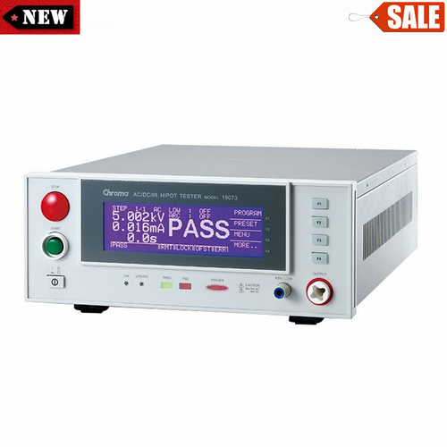 Chroma 19073 1-Channel AC/DC/IR HIPOT AC DC Tester Enables Accurate ...