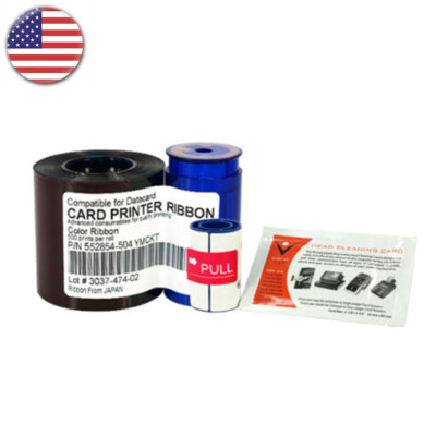 Ribbon for Datacard SP35 SP55 SP75 Card Printer 552854-504 YMCKT 500 ...