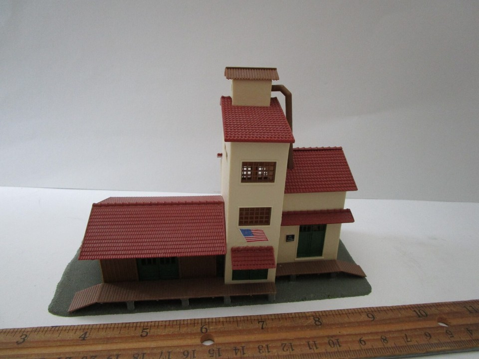 Vintage Built N Scale Warehouse Depot Building For Train Layout | eBay