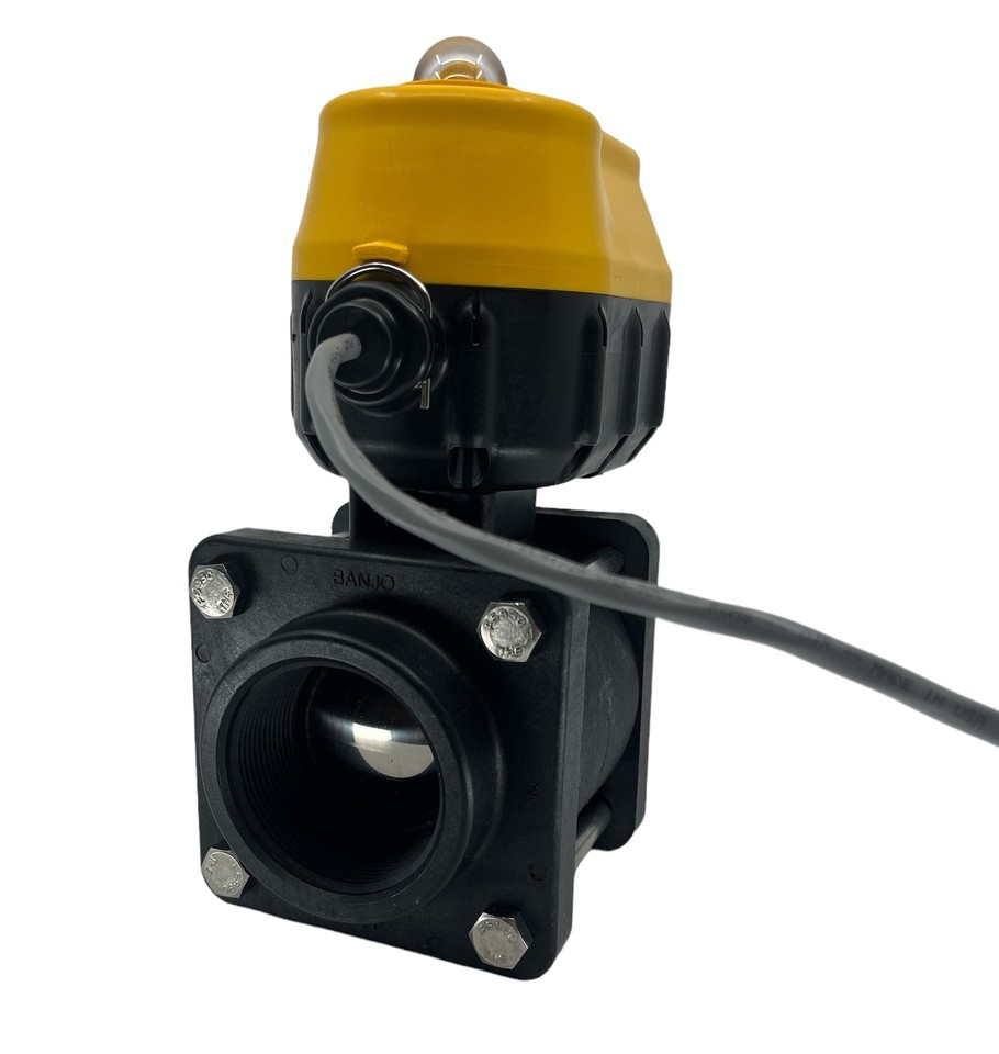 Banjo 2 Inch On Off Full Port Electric Ball Valve, 12 Volt, 3 Wire ...