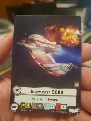Star Wars Armada Jumpmaster 5000 / Dengar Punishing One Alt Art Promo ...