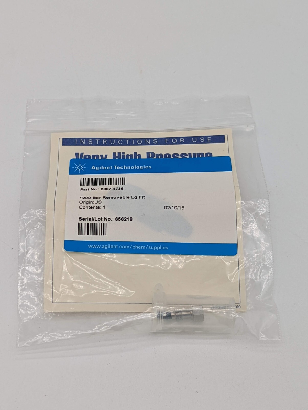 Agilent Technologies 1200 Bar Removable Log Fit -- 5067-4738 -- New | eBay