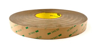 3M 300LSE Clear Transparent Double-Sided Adhesive Tape 1 inch wide 60 ...
