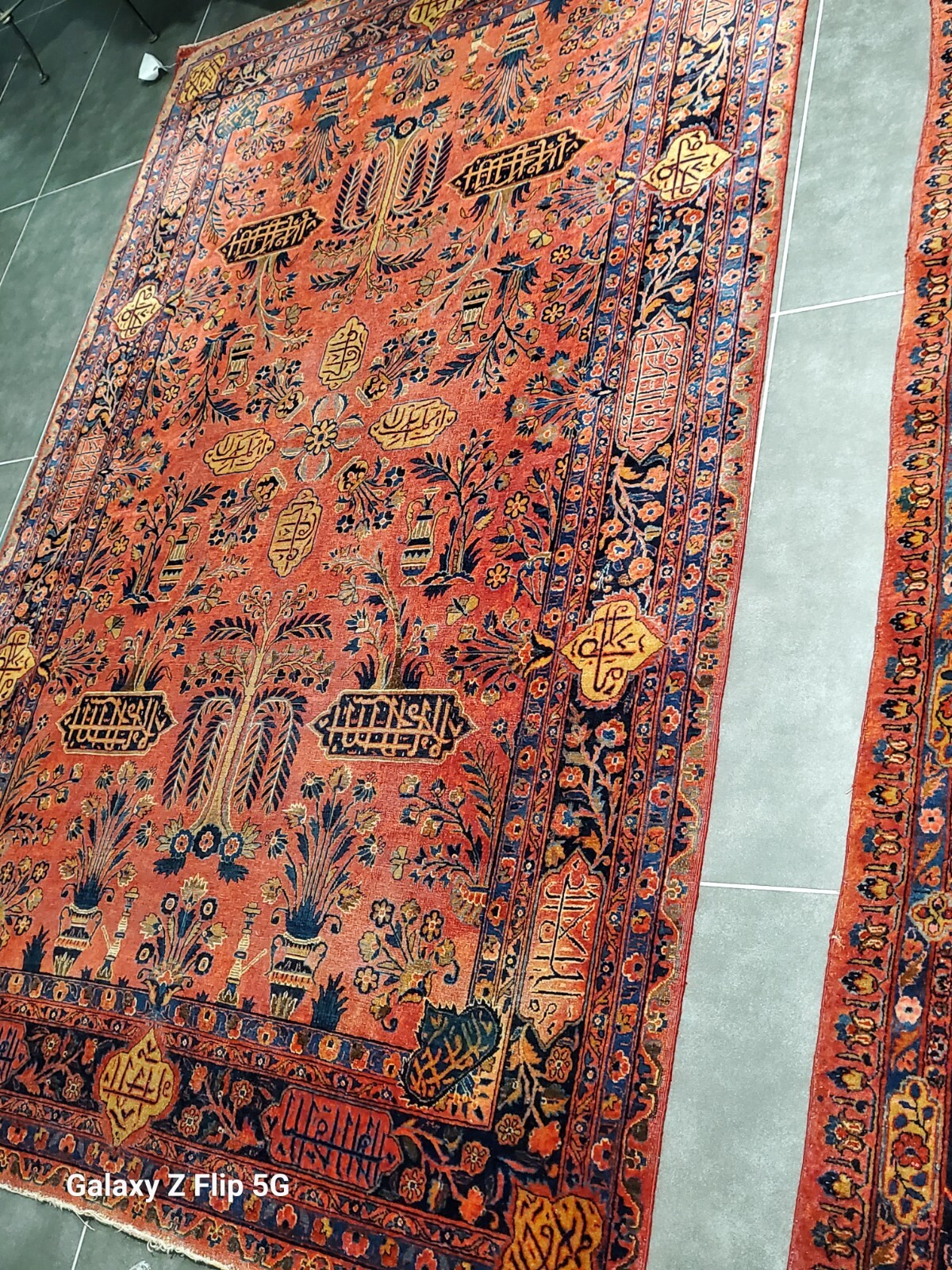 GENUINE ANTIQUE PAIR MIDDLE EASTERN MANCHESTER RUGS | eBay