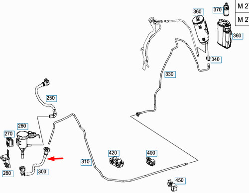 NEW MERCEDES-BENZ C-CLASS W205 PURGE LINE A2054711215 | eBay