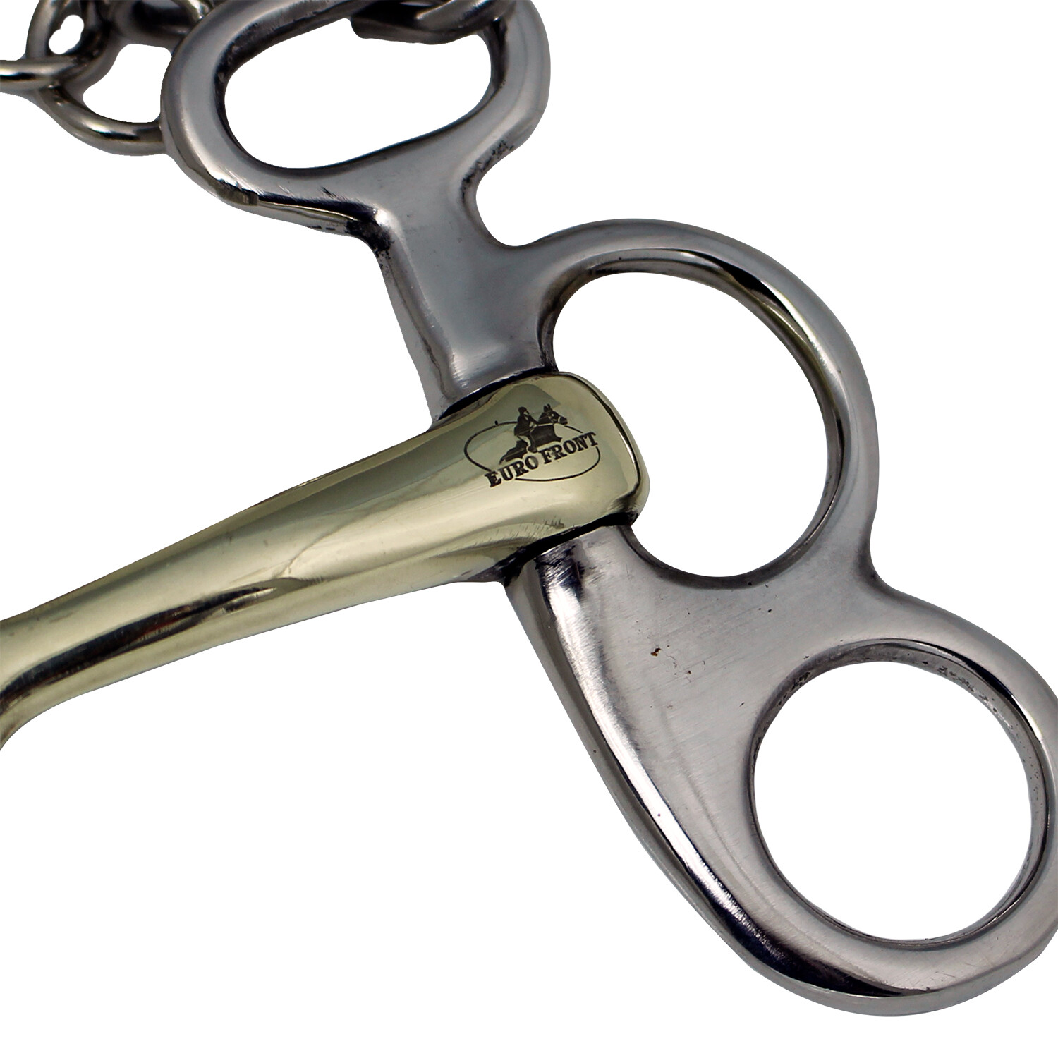 EQUESTRIAN BUTTERFLY PELHAM DOUBLE JOINTED LOZENGE GERMAN SILVER HORSE ...