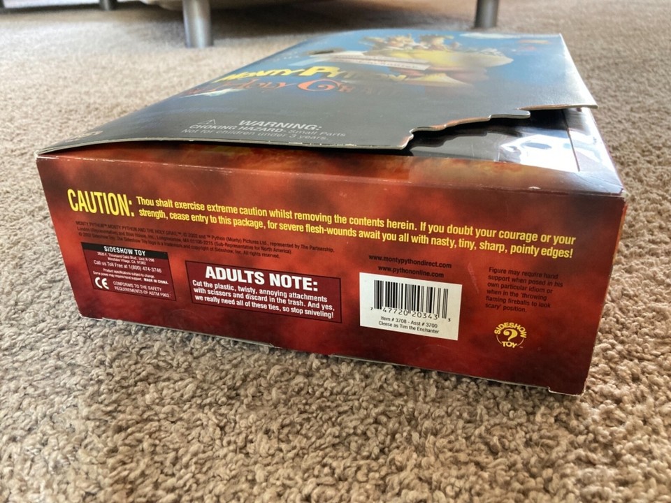 Sideshow Toys Tim the Enchanter 12" figure Monty Python and the Holy ...