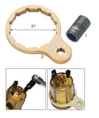 ISUZU DIESEL FUEL FILTER WRENCH SET (EURO 5) IM# 8-98158458-0 JTC Tools ...