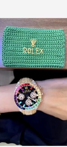 Handmade Crochet Rolex Chunk Knit Watch Woven Accessories Gift | eBay