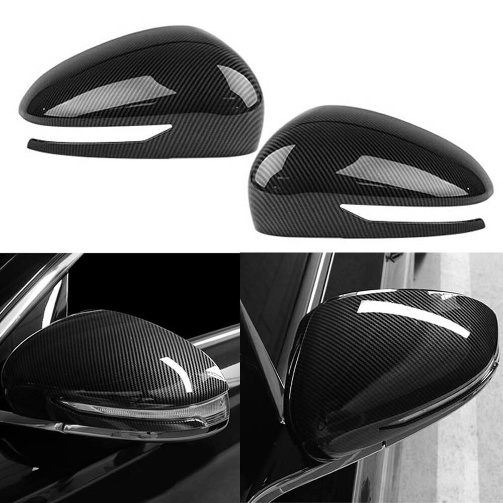For Genesis G70 2019-2025 Carbon Fiber Side Door Rearview Mirror Cover ...