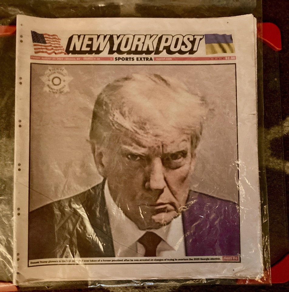 Donald Trump Famous Mugshot Photo/New York Post | eBay