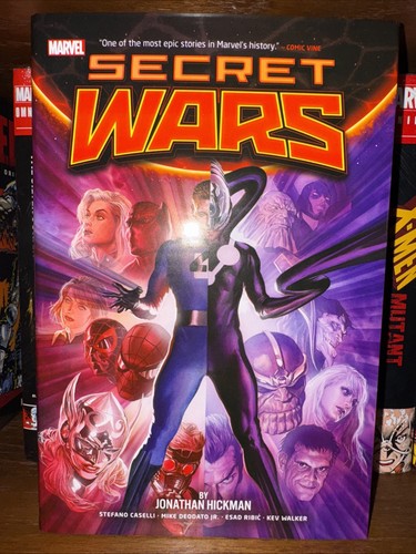 SECRET WARS BY HICKMAN OMNIBUS HARDCOVER Alex Ross Cover Marvel Comics ...