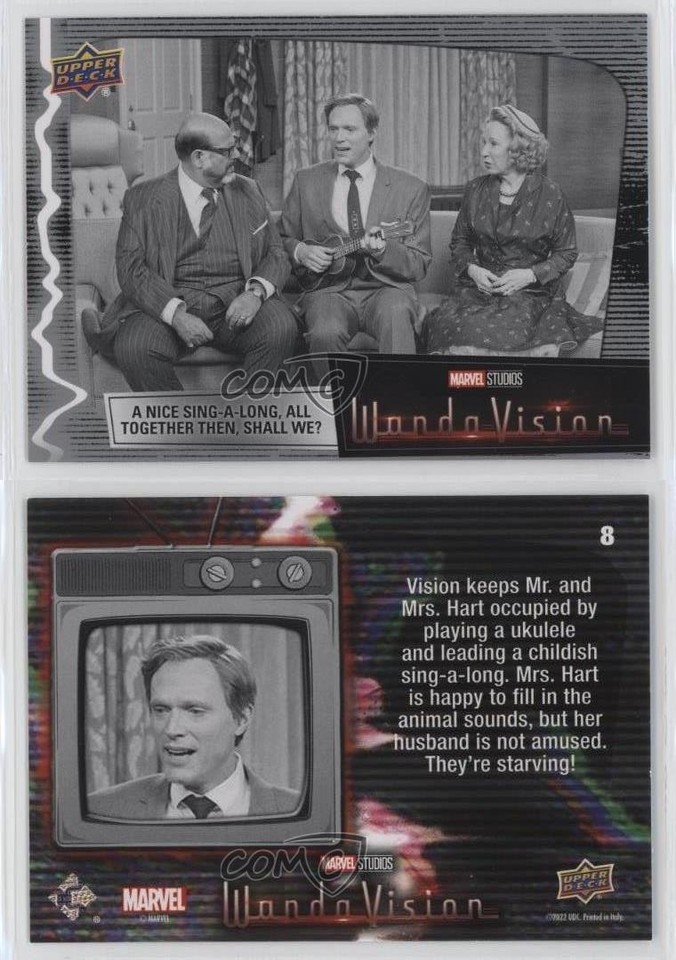2022 Marvel Studios' WandaVision Vision Mr Hart Mrs #8 2k3 | eBay UK