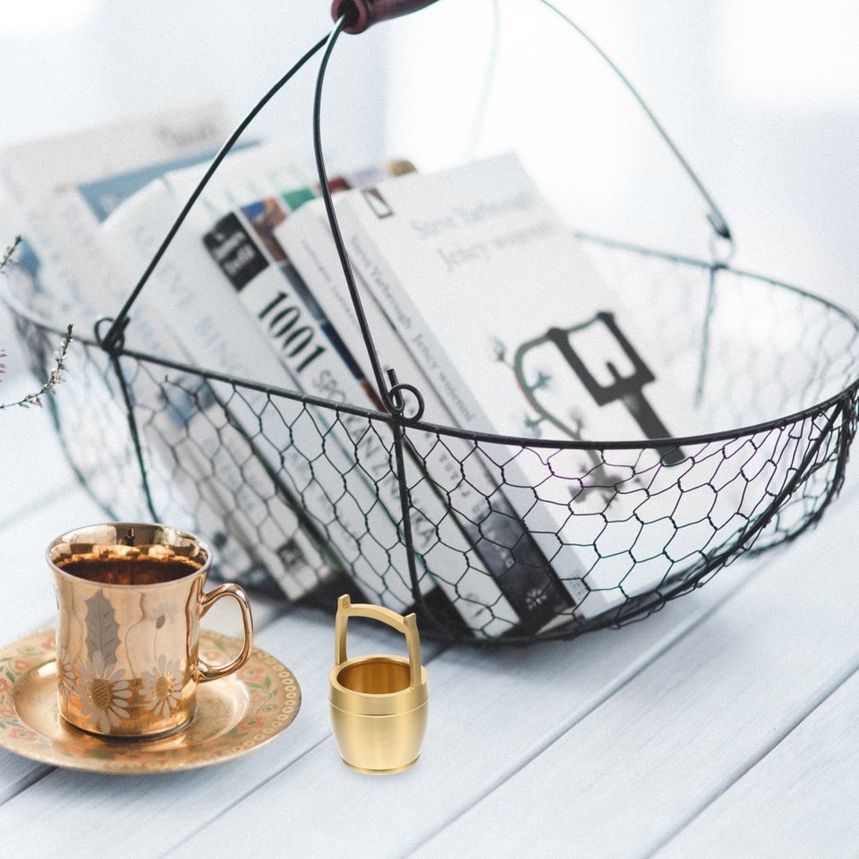 Sculptures Home Decor Desktop Ornament Luck Bucket Living Room ...