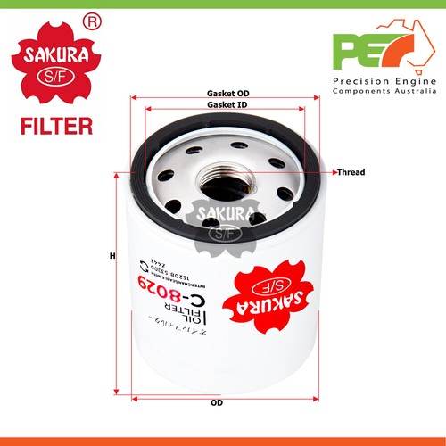 New * SAKURA * Oil Filter For NISSAN SENTRA W10 2L 4CYL Petrol SR20DE | eBay Australia