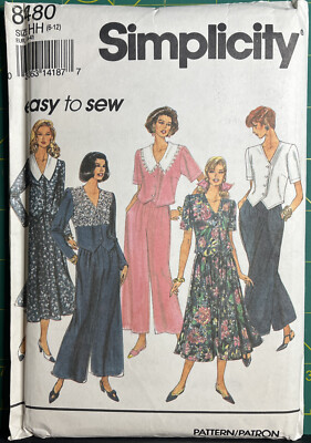 Simplicity Pattern 8480 MISSES PULL ON PANTS, SKIRT AND TOP - Size 6-12 ...