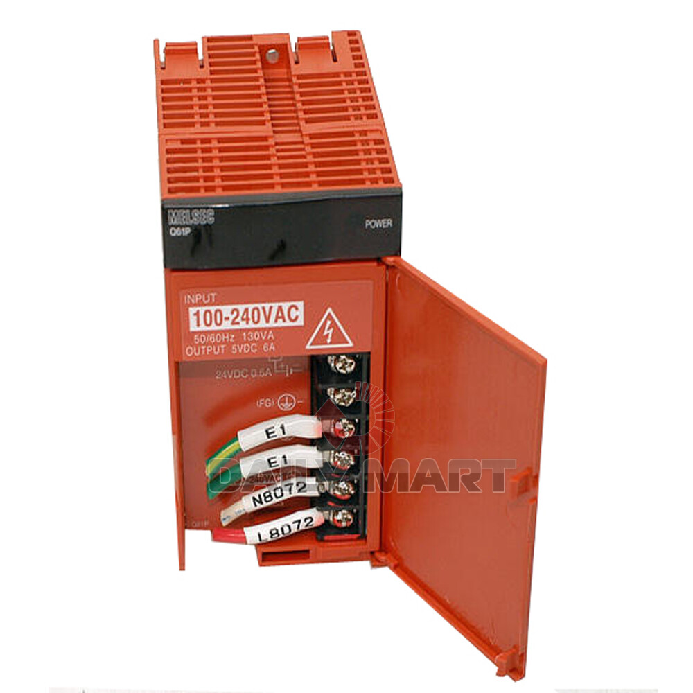 New In Box MITSUBISHI Q61P PLC Power Supply Module 110-240VAC 5VDC / 6A ...