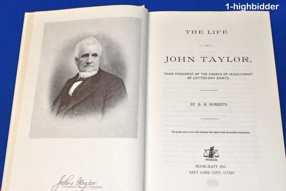 John Taylor Lds Prophet