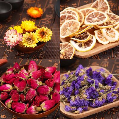 Premium Dried Flower Tea - Potpourri Craft Natural Wedding Confetti ...