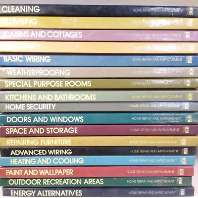 Time Life Home Repair and Improvement VTG DIY Books 1977-1984 | eBay