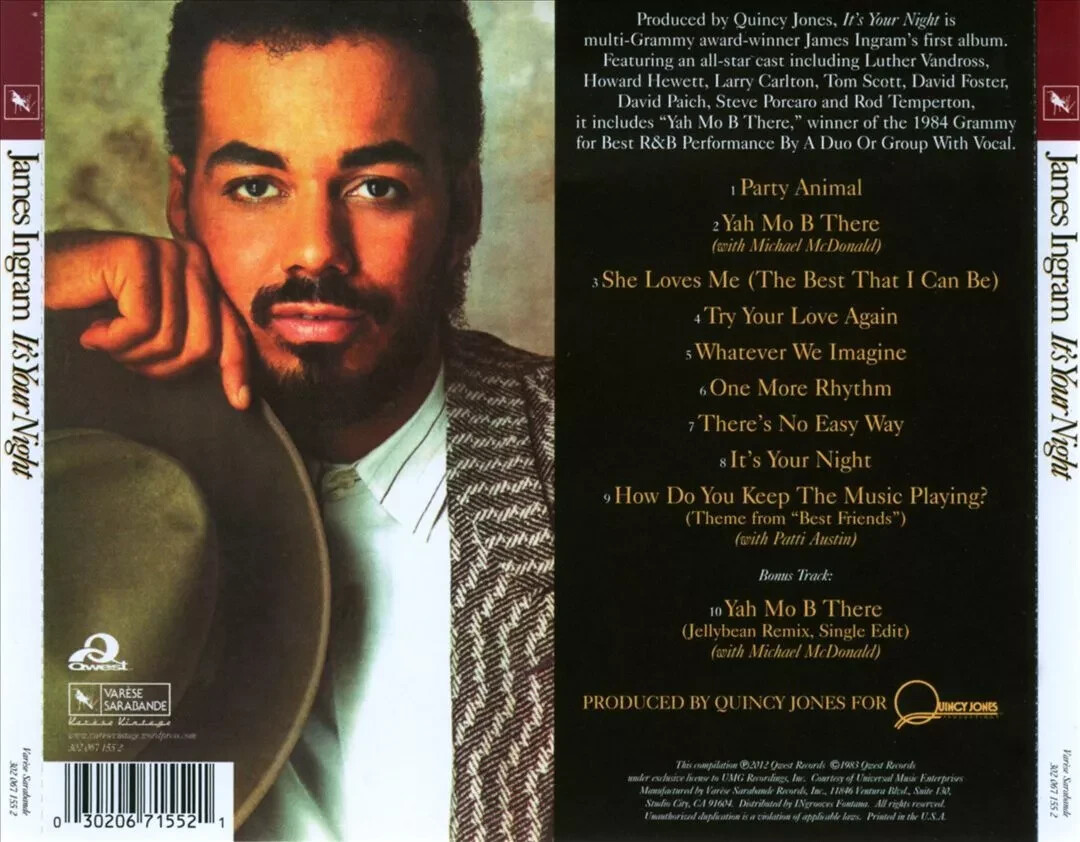JAMES INGRAM (VOCALS/KEYS) - IT'S YOUR NIGHT LN | eBay