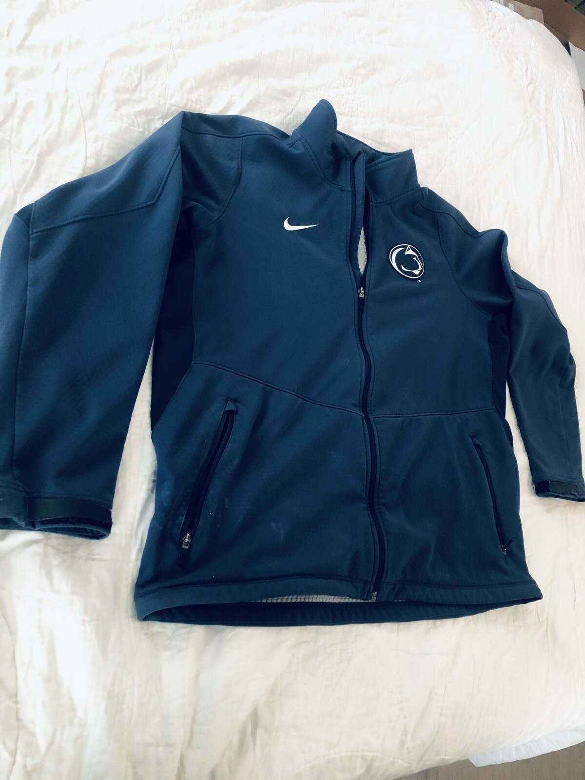 NCAA *COACH WORN* Nike Penn State Light Heavy Duty Jacket XXL PSU ...