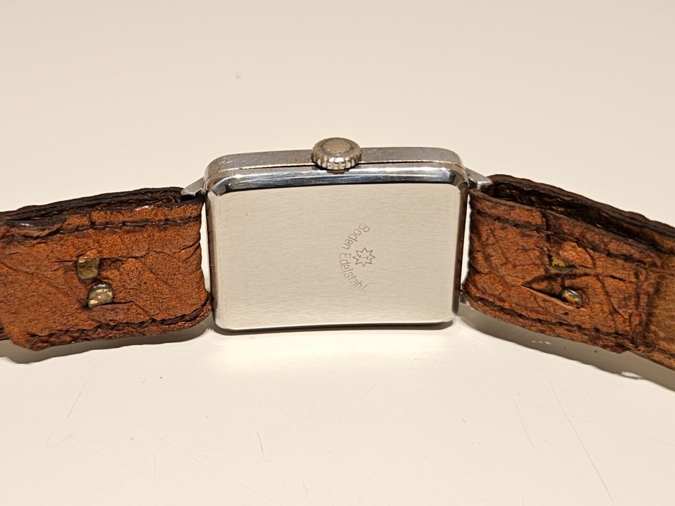 VINTAGE RARE EARLY RECTANGLE WW2 MILITARY MEN'S GERMANY WATCH "JUNGHANS ...