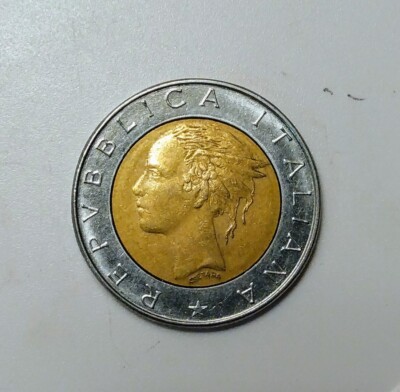 #101-1982 Italian, REPVBBLICA ITALIANA, L.500 coin, Italy, | eBay