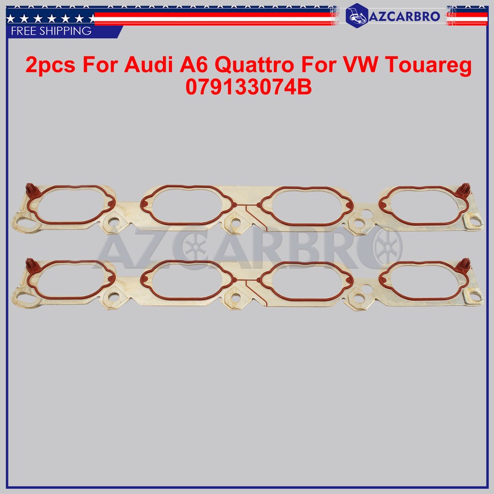 2pcs Intake Manifold Gasket 079133074B For AUDI 2007-2009 A8 Quattro Q7 ...