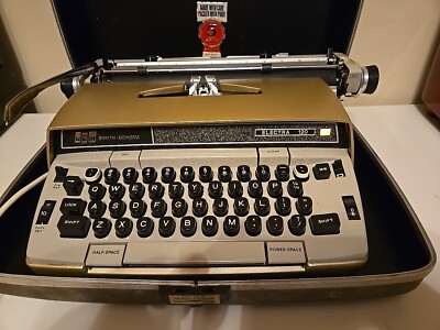 Smith-Corona Electra 120 typewriter Tested With Beautiful Smith-corona ...