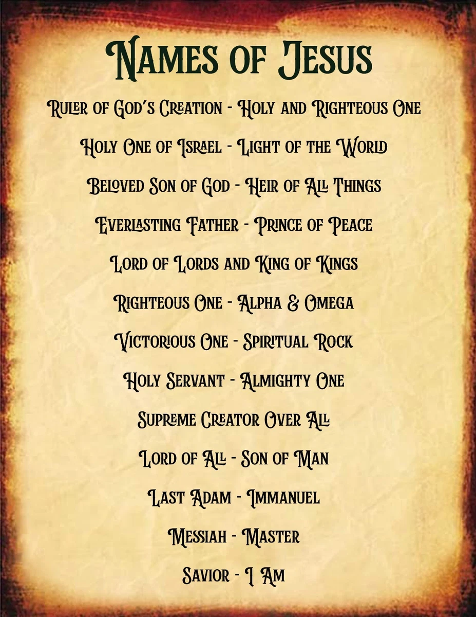 Jesus Name Art